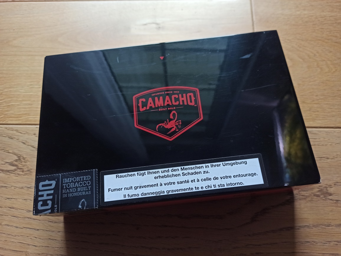 Camacho Corojo - empty cigar box - cigar box guitar